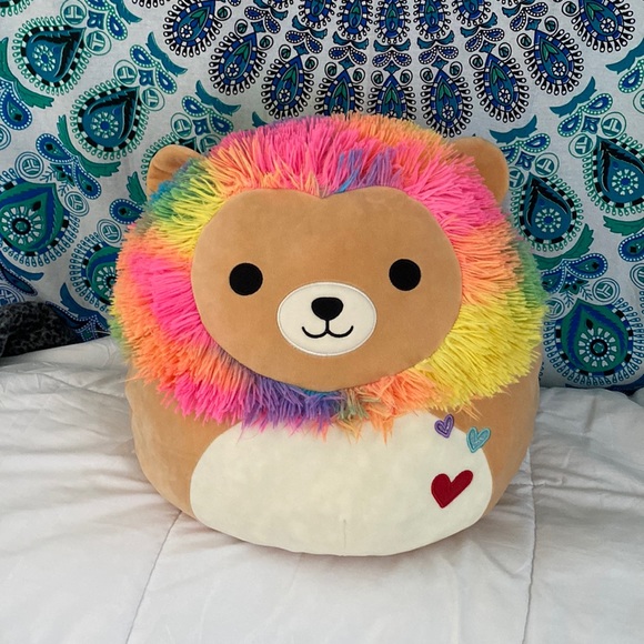 Squishmallows | Other | Squishmallows 6 Leonard The Lion Valentines Day ...